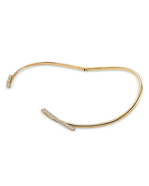 Hearts On Fire 18k Yellow Diamond Choker Necklace