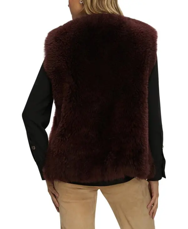 Gorski Cashmere Goat Collarless Vest