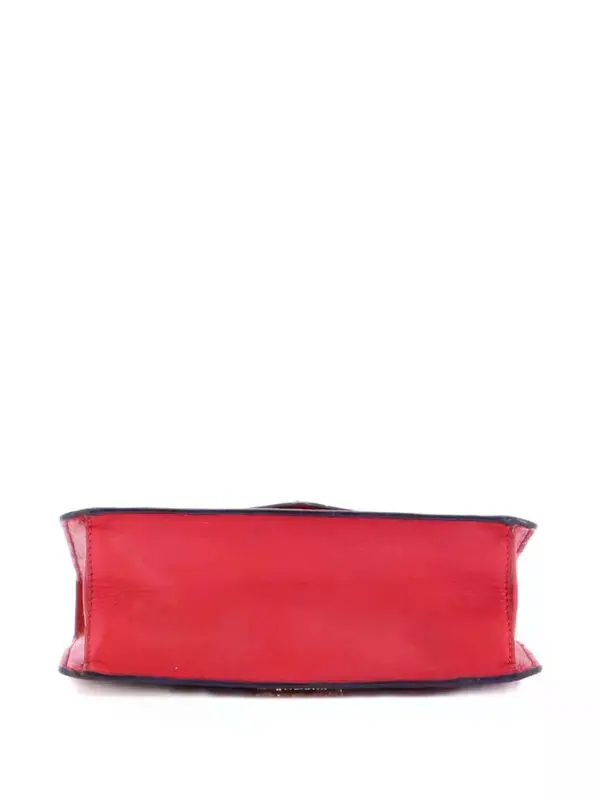Prada Envelope Flap Chain Shoulder Bag Saffiano Leather Small Crossbody Bag