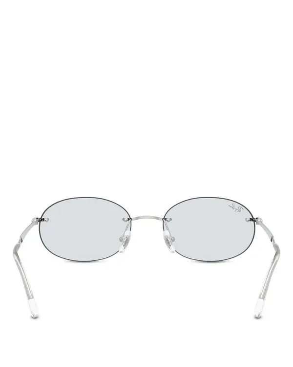 Ray-ban Oval Sunglasses 54mm - Silver