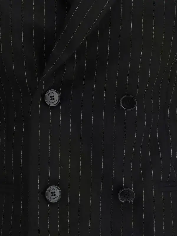 Alexander McQueen Double-breasted Pinstripe Blazer
