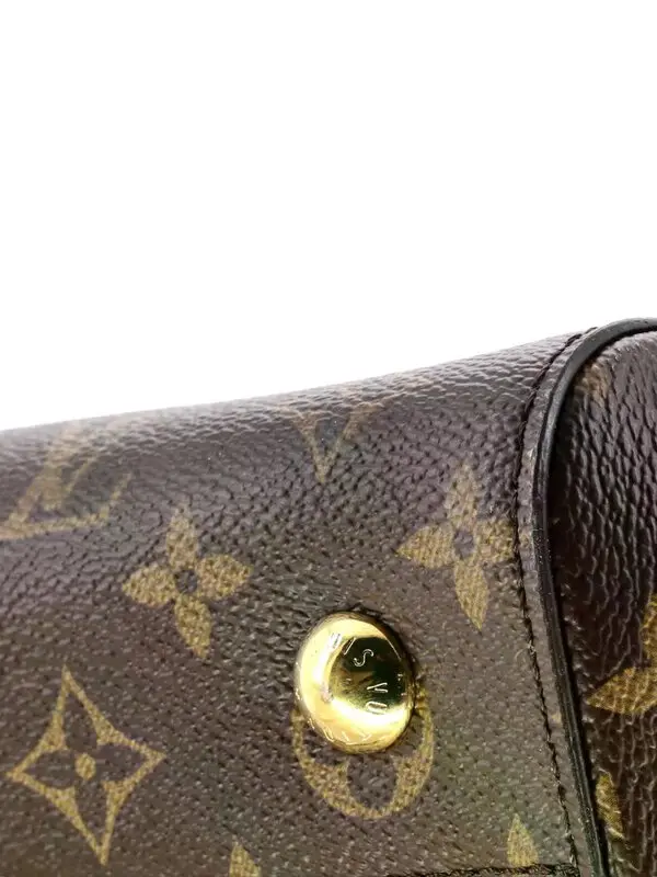 LOUIS VUITTON Cluny Mm Top Handle Shoulder Bag Monogram Canvas - Brown
