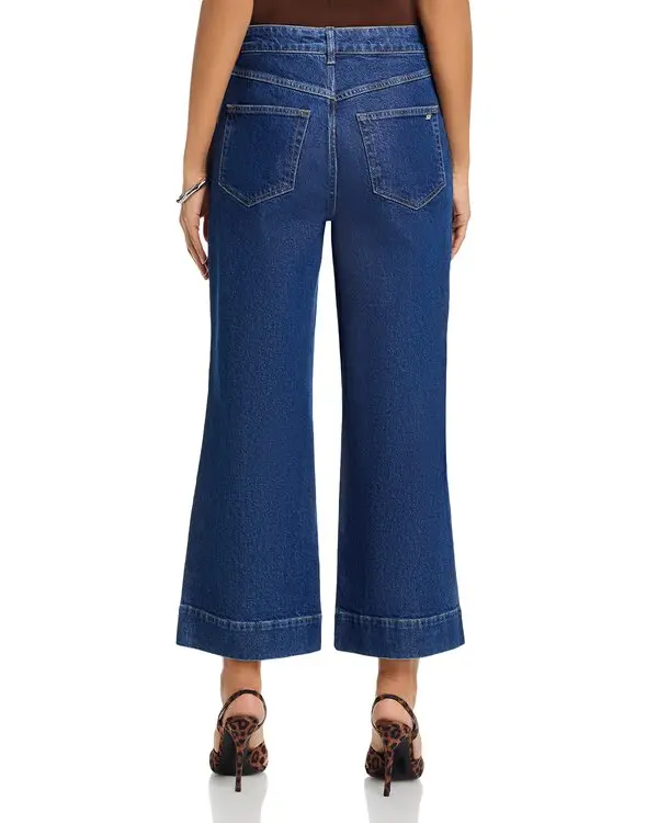 Cinq À Sept Joey Wide Leg Ankle Jeans - Tide