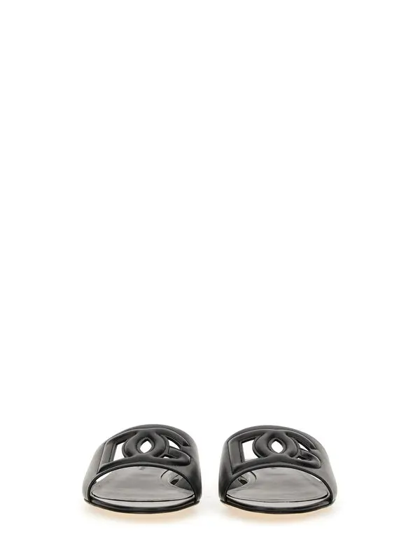 Dolce & Gabbana Logo Slide Sandal