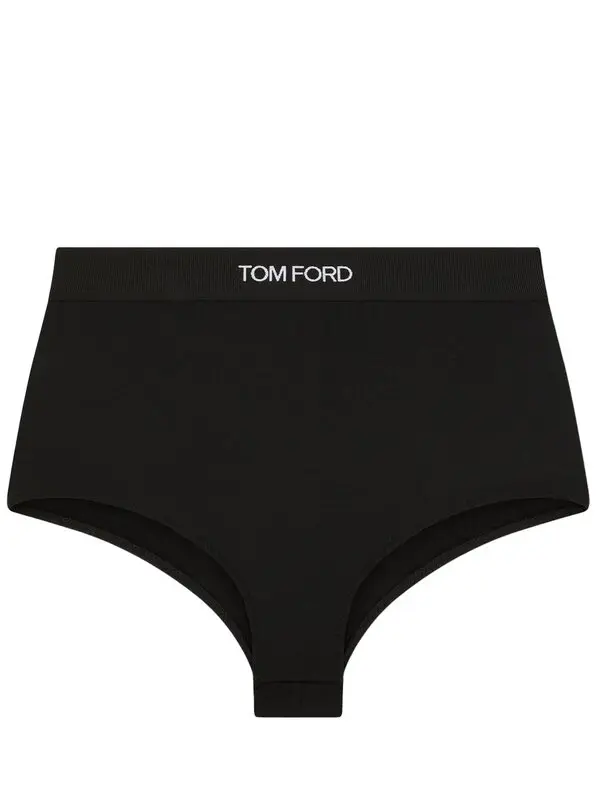 TOM FORD Briefs With Logo - Black