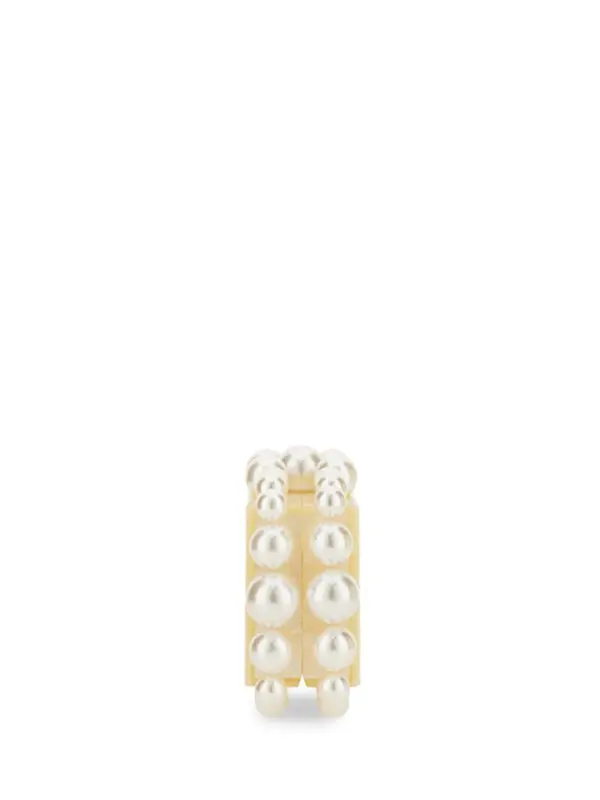 Cult Gaia Eos Clutch - Ivory