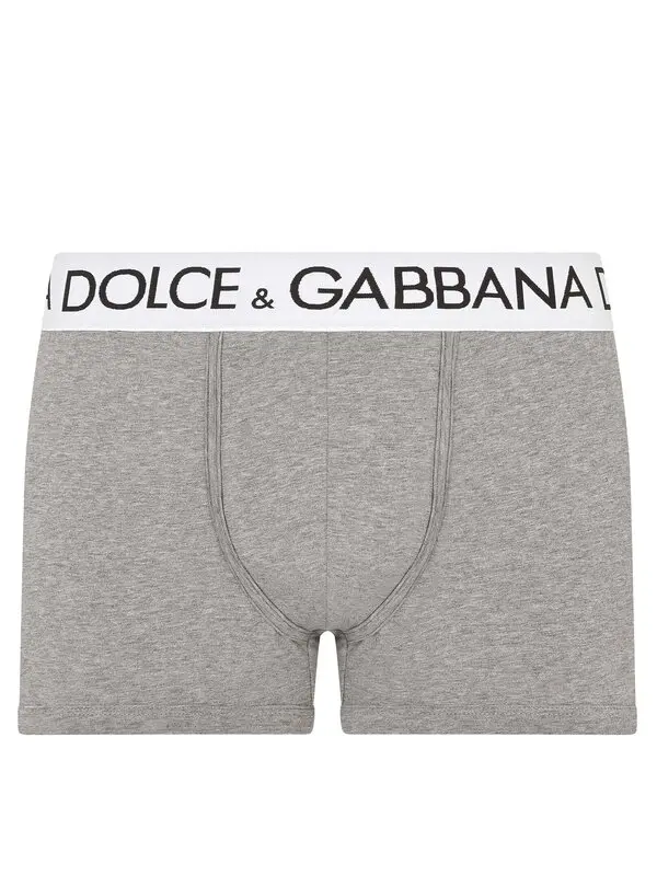 Dolce & Gabbana Regular Fit Boxer Shorts - Grey