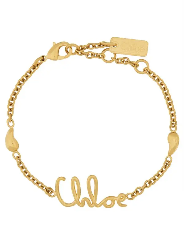 Chloé Logo Bracelet - Gold