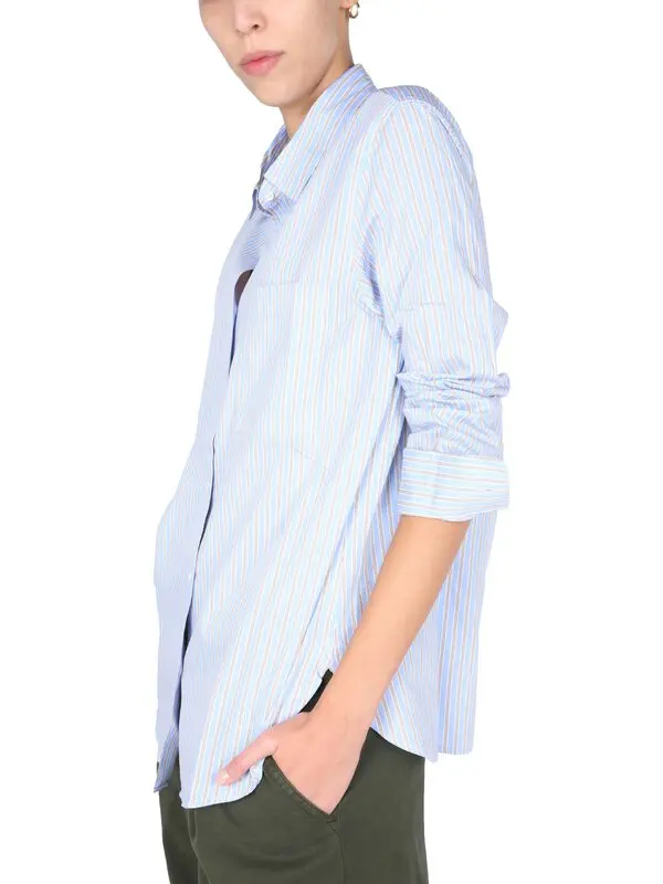 Aspesi Striped Pattern Shirt - Multicolour
