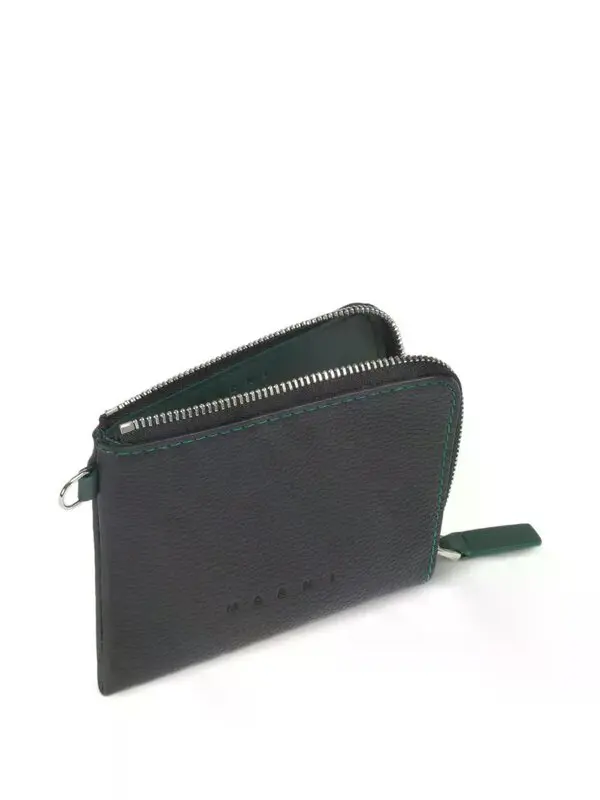 Marni Pebbled Saddle-stitches Wallet
