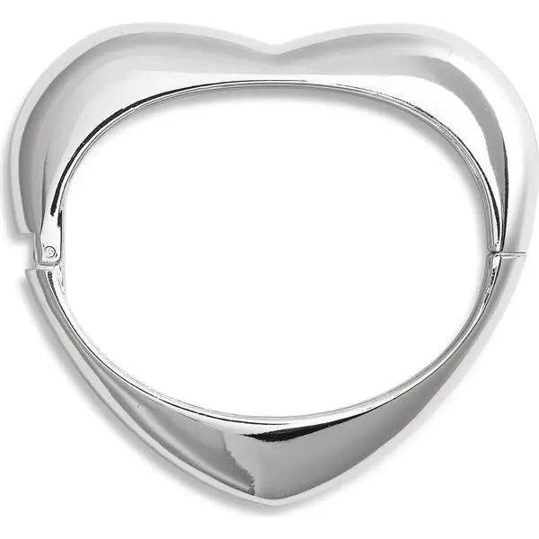 Nordstrom Heart Hinge Bracelet - Silver