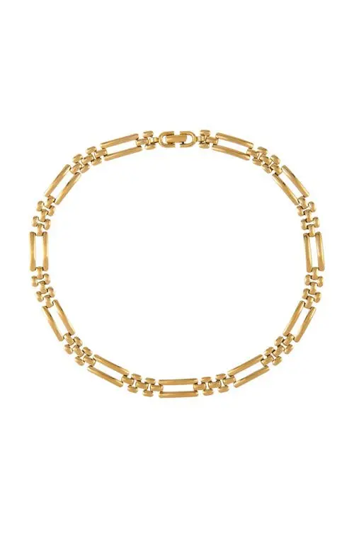 SUSAN CAPLAN Gold Plated Watchband Collar - Monet