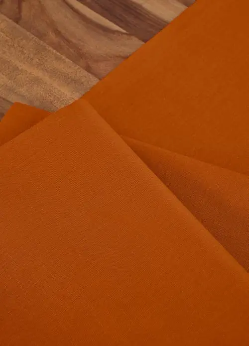 Solino Home Cotton Linen Plain Placemats Set Of 4 - Cinnamon
