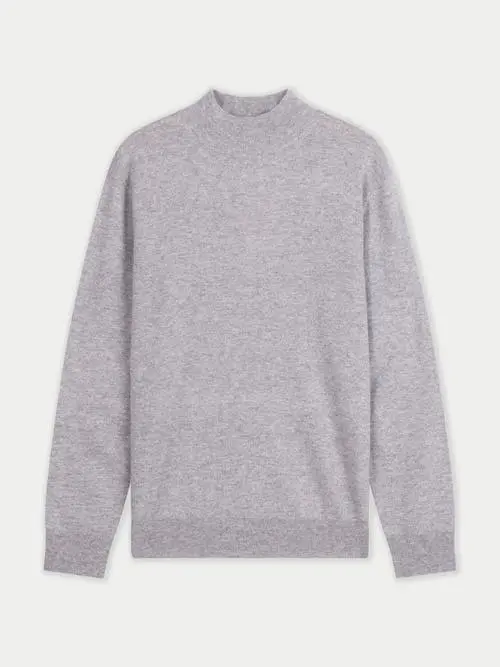 Gobi Cashmere Mock Neck Cashmere Sweater - High Rise