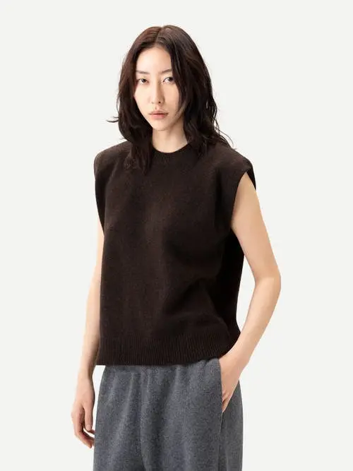 Gobi Cashmere Crewneck Cashmere Twin Set - Mole