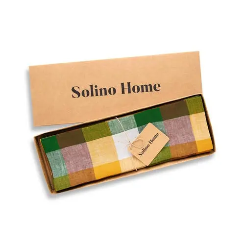 SOLINO HOME Linen Placematsbuffalo Check - Fall Check