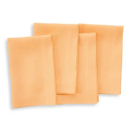 SOLINO HOME Linen Dinner Napkinsfete - Peach
