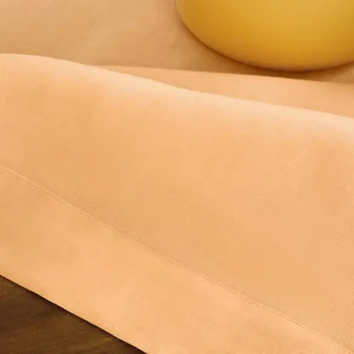 Solino Home Linen Dinner Napkins Set Of 4, 20 X 20 Inch For Dining Table - Peach