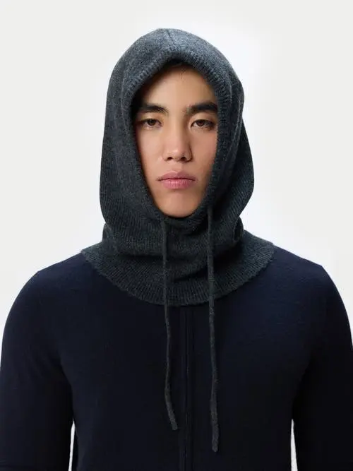 Gobi Cashmere Cashmere Balaclava - Charcoal