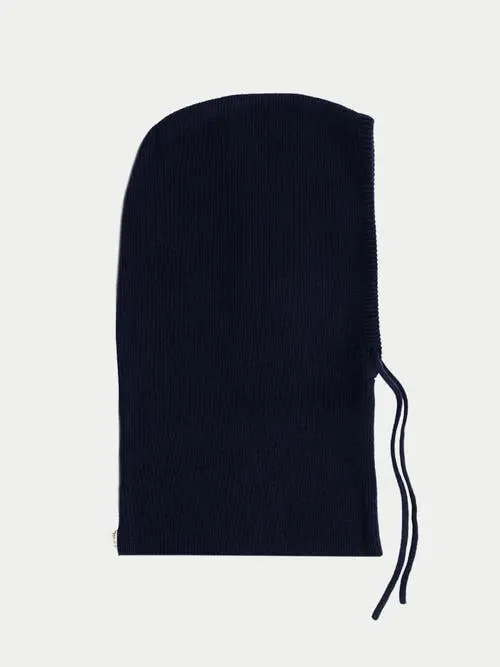 Gobi Cashmere Essential Balaclava - Navy Blazer