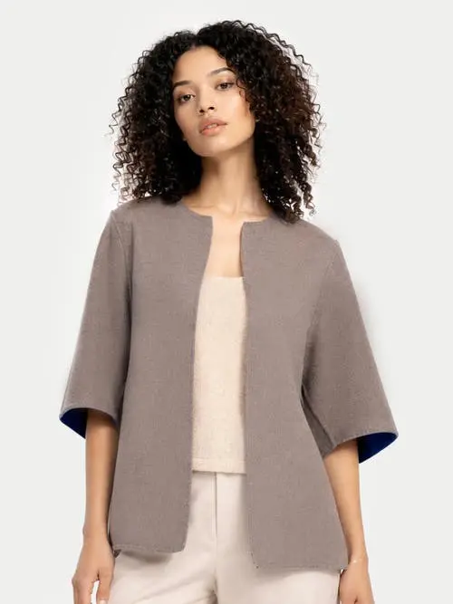 Gobi Cashmere Cashmere Poncho Jacket - Reggata