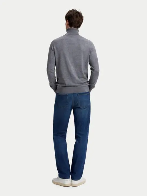 Gobi Cashmere Timeless Turtleneck Sweater - Dim Gray