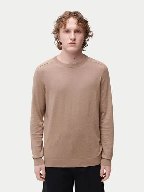 Gobi Cashmere Crewneck Cotton Silk Cashmere Blend Sweater
