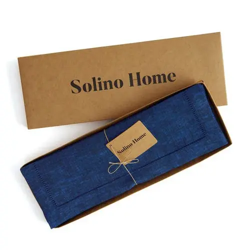 SOLINO HOME Linen Placematsmilan - Royal Blue