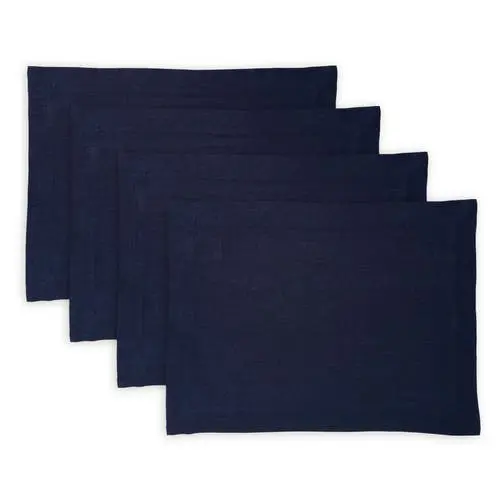 SOLINO HOME Linen Placematssonoma - Indigo Navy