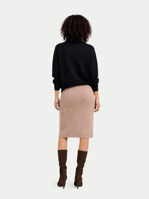Gobi Cashmere Turtleneck Sweater - Black