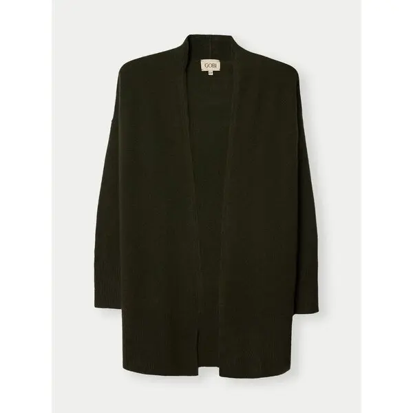Gobi Cashmere Open-front Cardigan