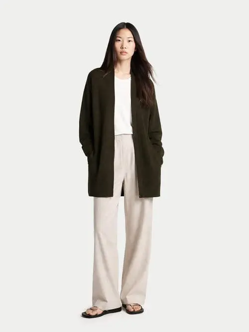 Gobi Cashmere Open-front Cardigan