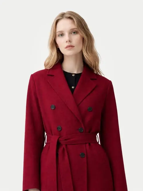 Gobi Cashmere Double-breasted Cashmere Coat