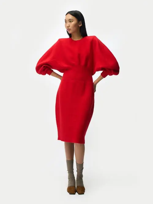 Gobi Cashmere Cashmere Sculptural Dress