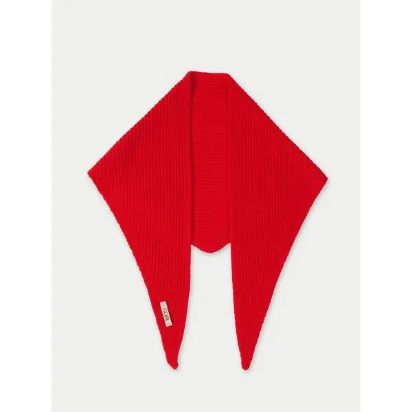 Gobi Cashmere Cashmere Cape Scarf - Fiery Red