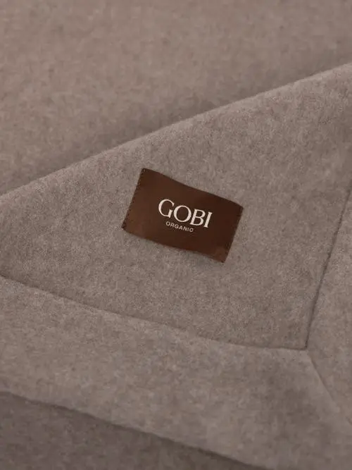 Gobi Cashmere Cashmere Woven Blanket - Taupe