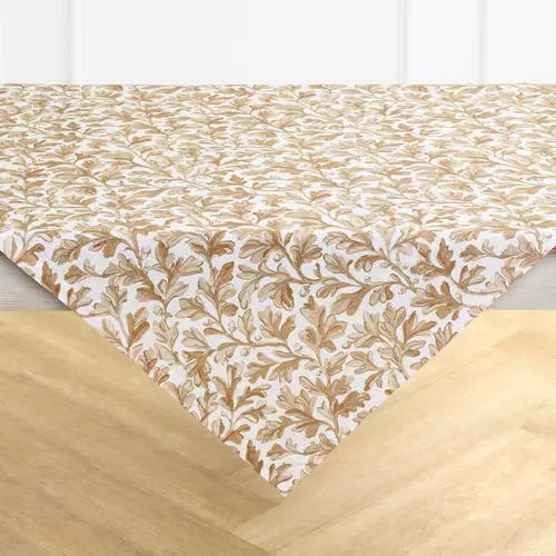 SOLINO HOME Linen Table Throwfallen Leaves - Autumn