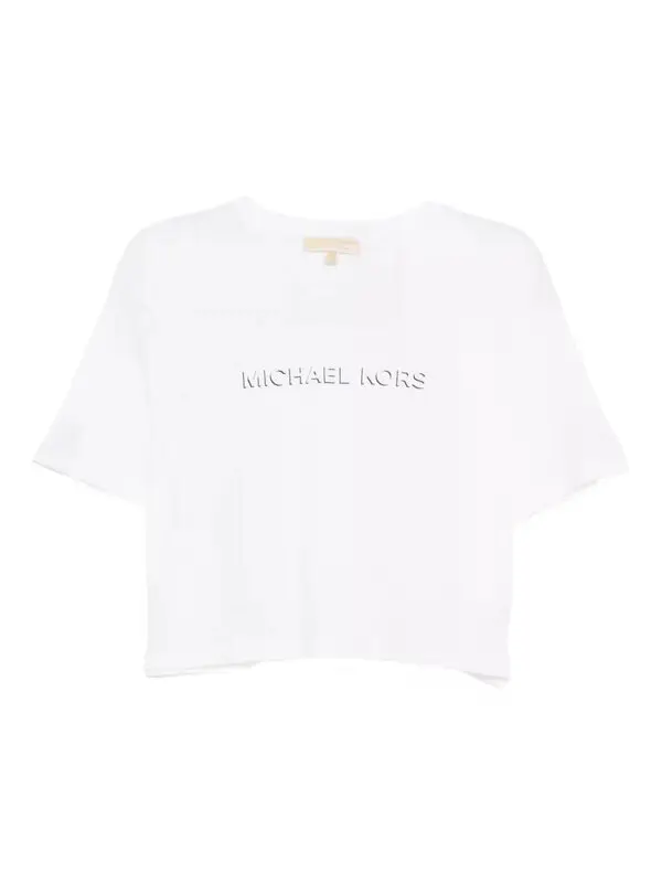 Michael Kors Logo-embossed T-shirt - White