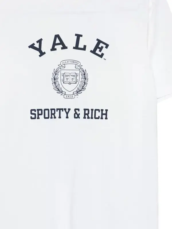 Sporty & Rich Logo-print T-shirt
