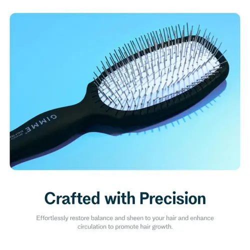 GIMME BEAUTY Metal Bristle Brush - Black