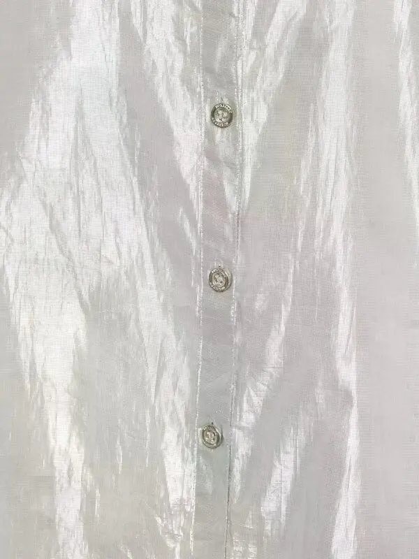 Burberry Metallic-effect Shirt
