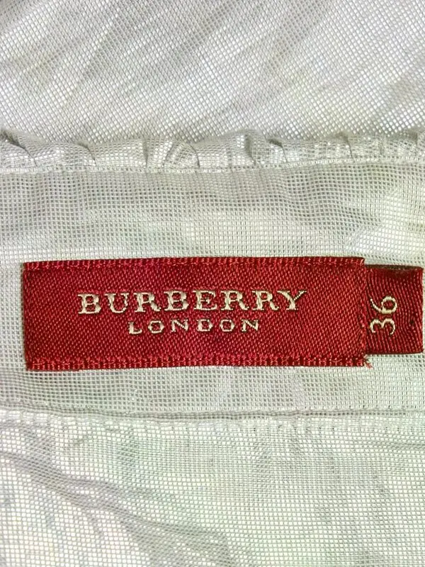 Burberry Metallic-effect Shirt