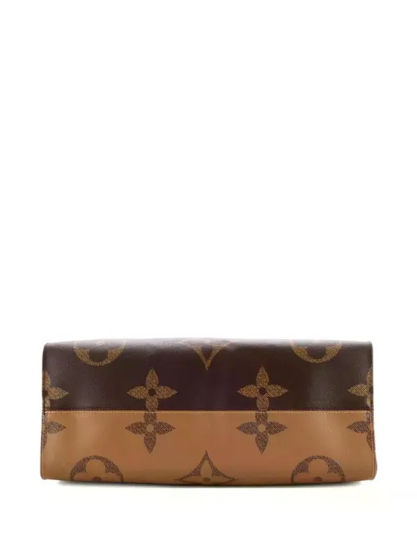 LOUIS VUITTON Onthego Reverse Monogram Giant Gm Tote Bag - Brown