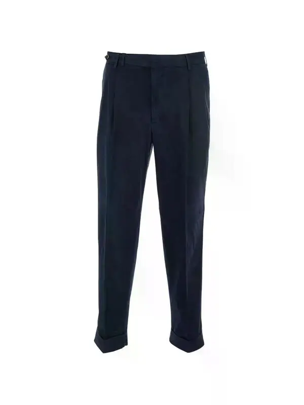 PT TORINO Pleated Cuffed Trousers