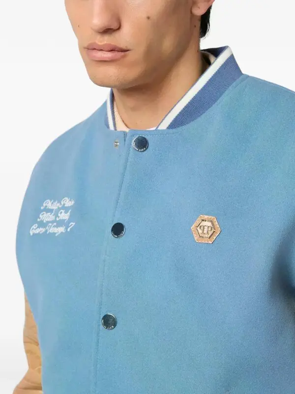 Philipp Plein Bomber Jacket - Blue