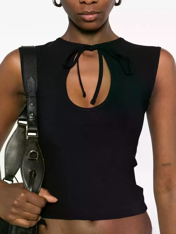 Gimaguas Anis Tie-detail Top