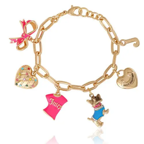 Juicy Couture Gold-tone Charm Bracelet - Gold Tone
