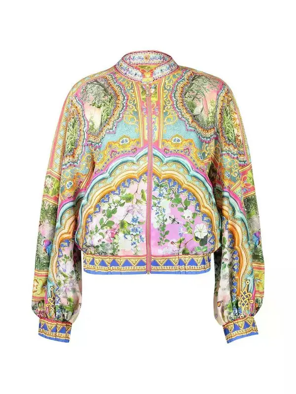 Camilla Printed Bomber Jacket
