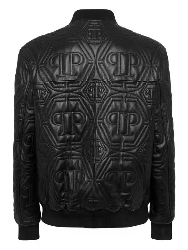 Philipp Plein Embossed Bomber Jacket