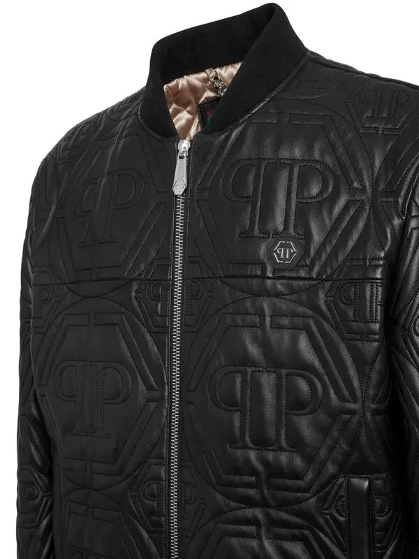 Philipp Plein Embossed Bomber Jacket